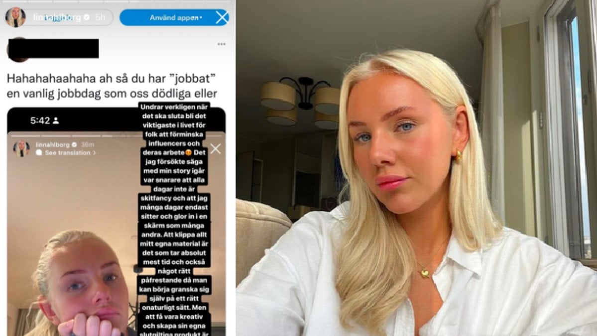 Linn Ahlborg slår tillbaka mot hårda kritiken: "När har jag påstått..."